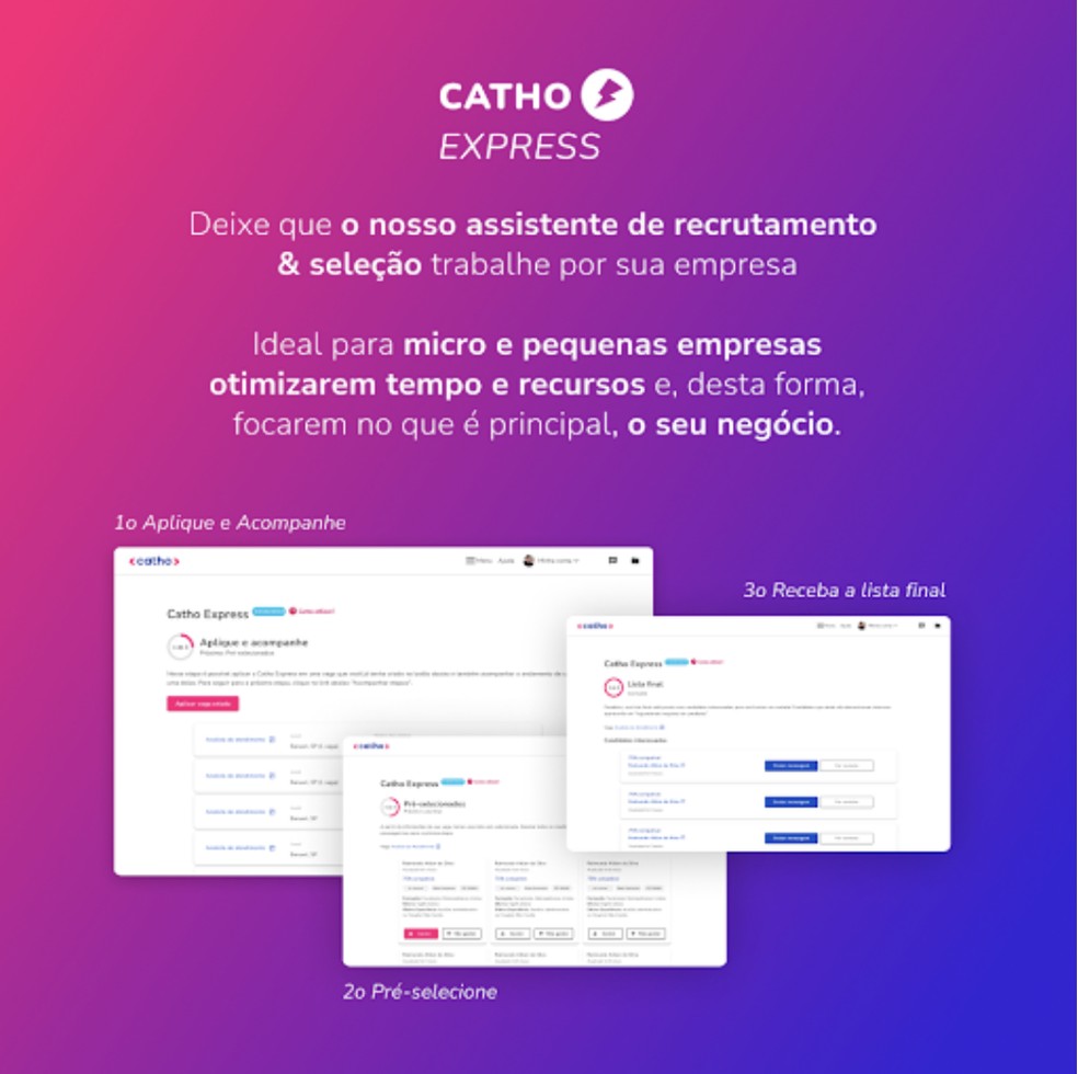 Ferramenta da Catho ajuda empresas a receber currículos com alta ...