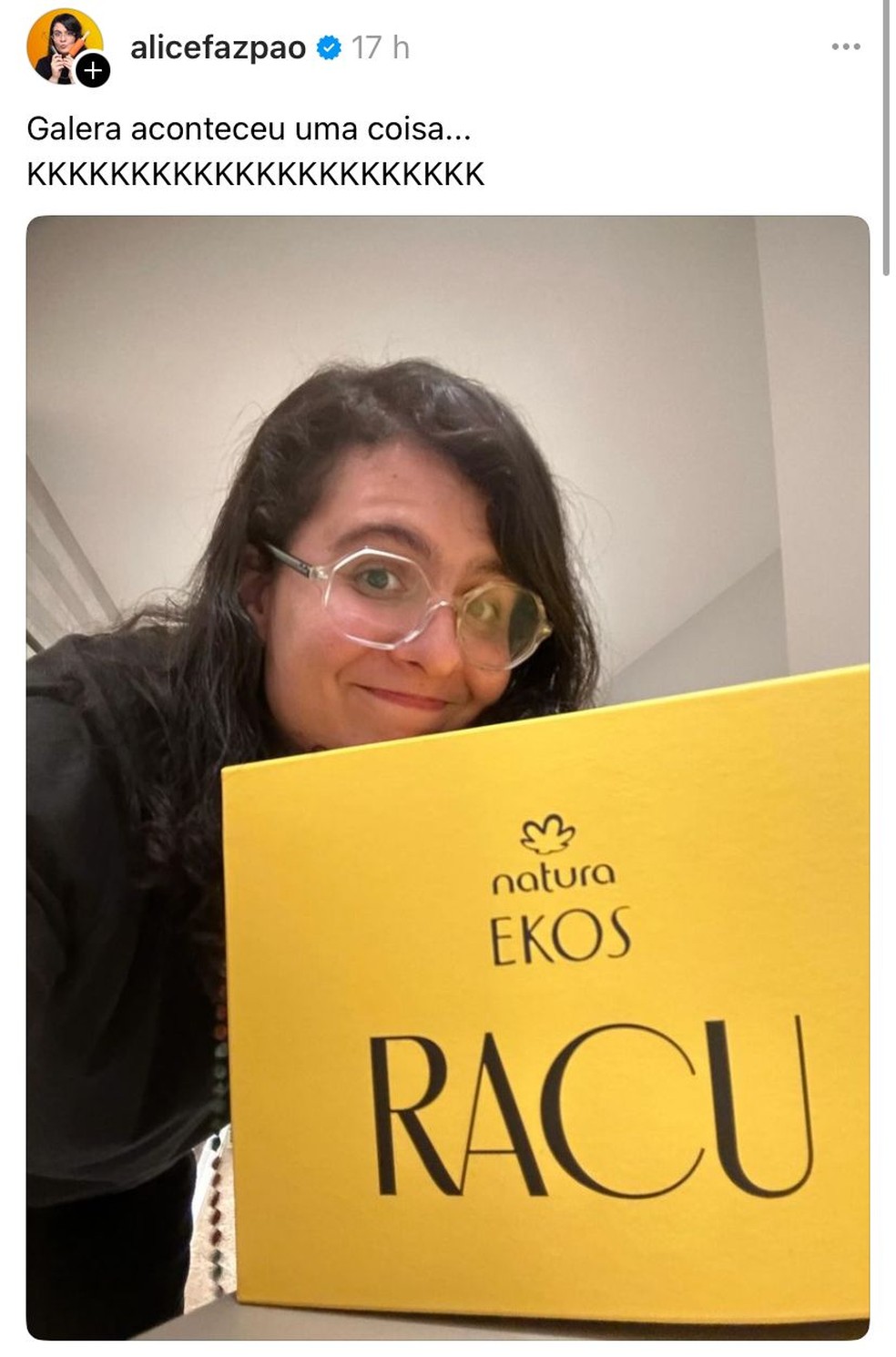 Natura 'Racu': Consumidora viraliza com erro em nome de produto com ...