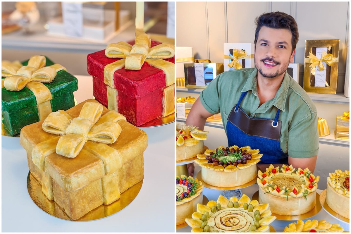 Confeiteiro viraliza com torta recheada de camarão em formato de ...