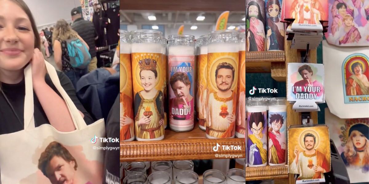 Loja chama atenção ao vender bolsas e até velas 'religiosas' com rosto ...