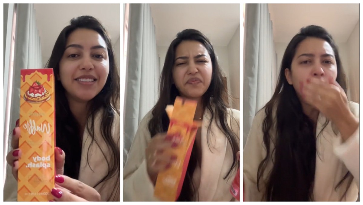 Influenciadora tem ânsia ao testar perfume da We Pink, e reação ...