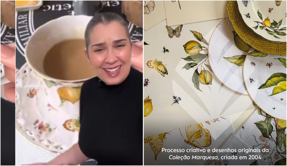 Tania Bulhões notifica influenciadora por vídeo que compara xícara da ...