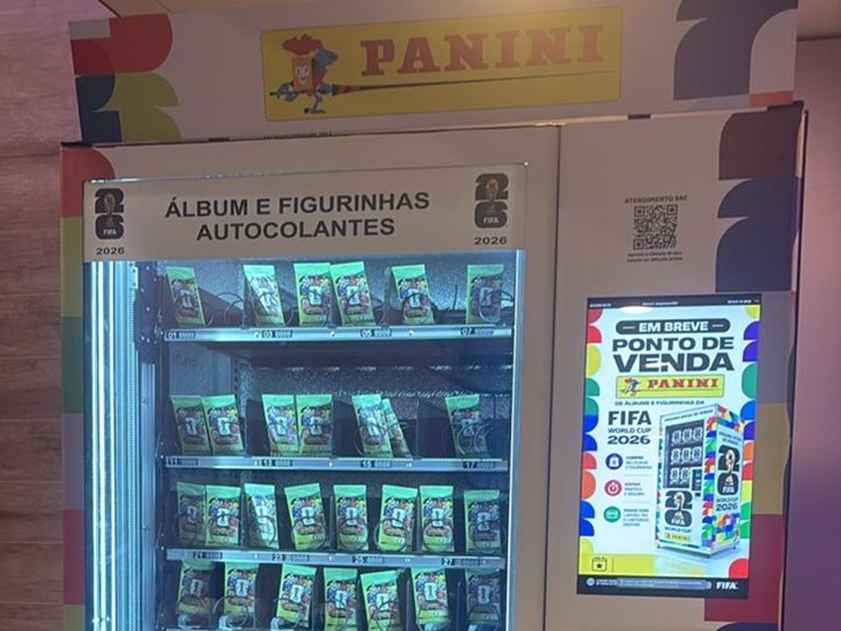 Figurinhas da Copa 2026: dono de vending machine relata vendas de até 1 ...