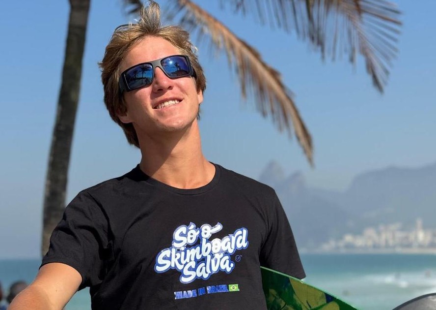 Do mar para os negócios: Lucas Fink, pentacampeão mundial de skimboard ...