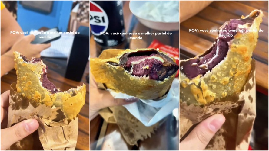 Pastelaria de MG viraliza com pastel recheado com açaí e passa a vender ...