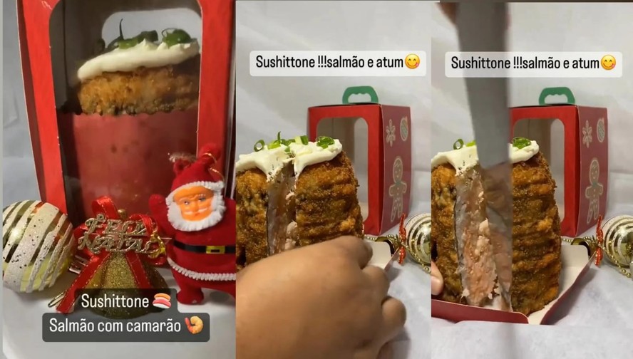 Empreendedora carioca cria panetone de sushi, viraliza e recebe mais de ...